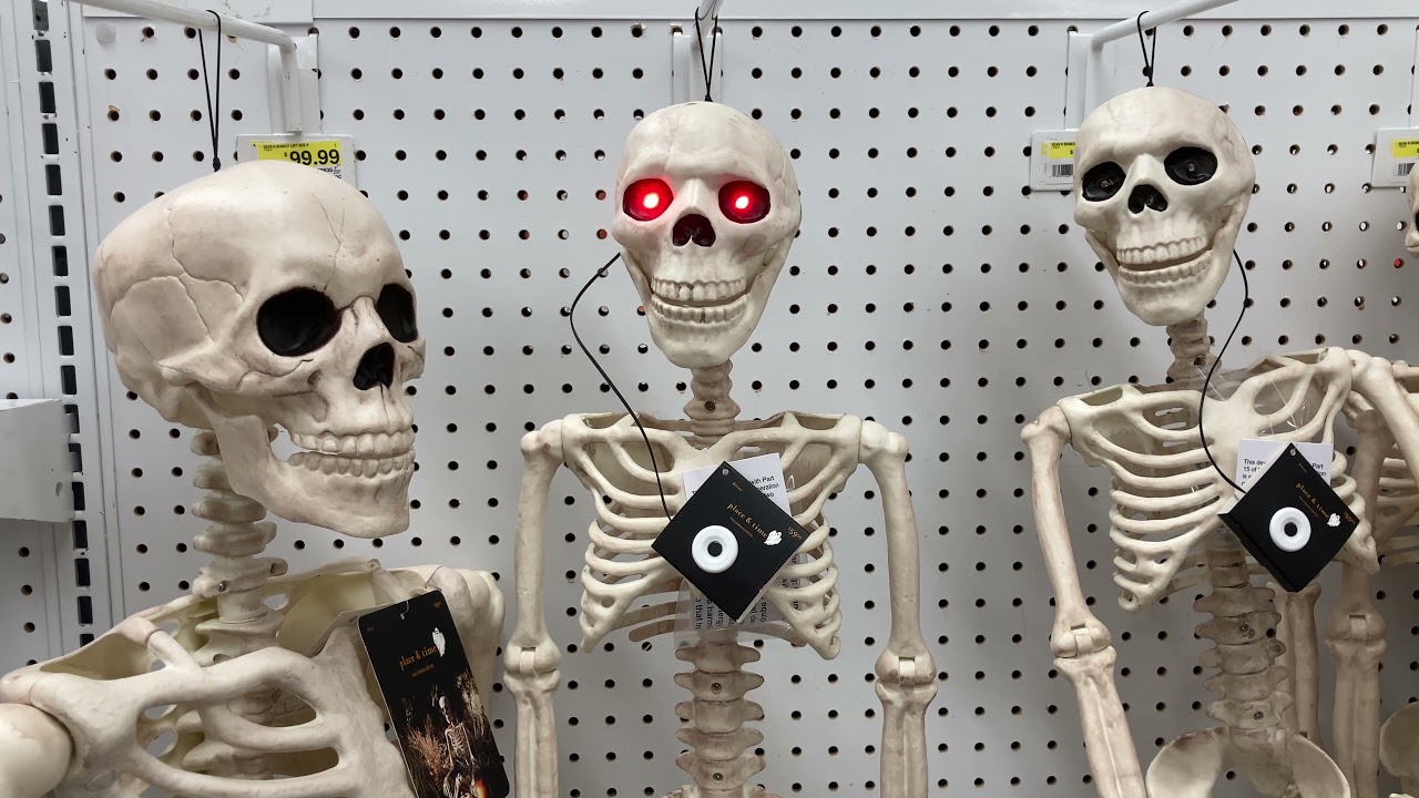 JoAnn Halloween 2021: 3ft Talking Skeleton - YouTube