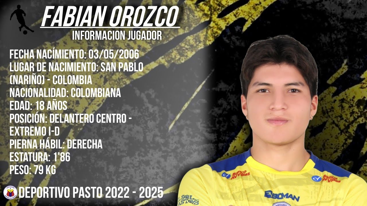 Danny Fabián Orozco Ñañez - Delantero centro - Extremo I-D CATEGORIA 2006 - YouTube