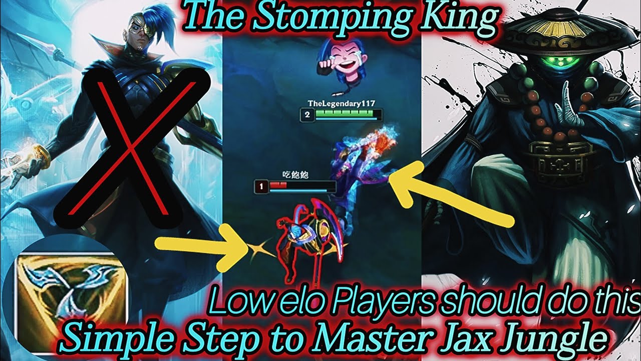 How to Play Jax Jungle with This Simple Step (Low elo Moves explained) - League of legends - YouTube