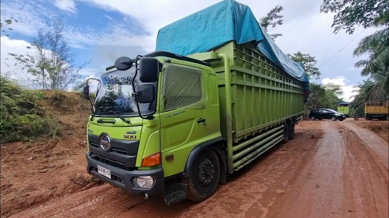ketangguhan Hino 500 FL 280 JW 6x2 muatan 30 ton - YouTube
