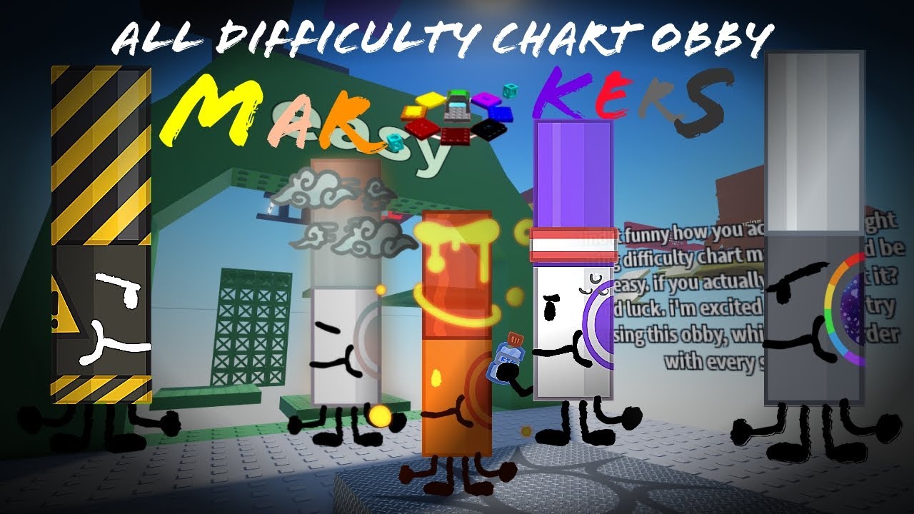 All Difficulty Chart Obby Markers - Tutorial - YouTube