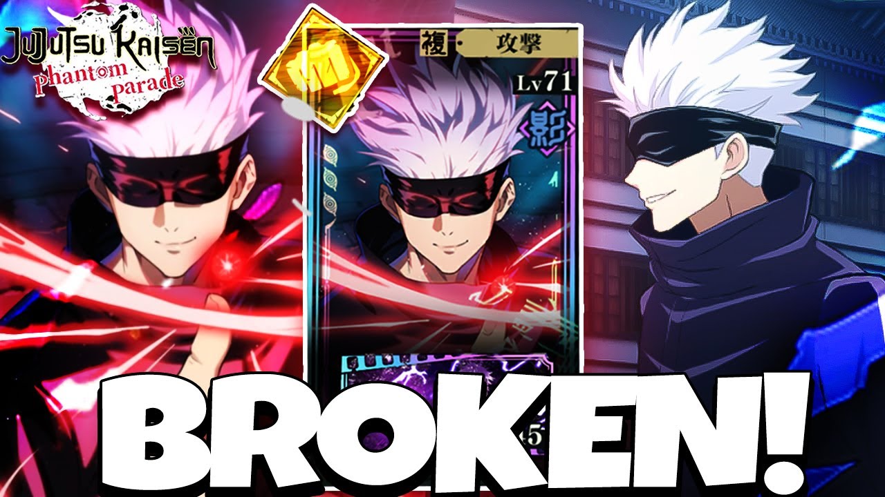 GOJO IS *BROKEN* IN JJK PHANTOM PARADE! NO. 1 DPS UNIT TO REROLL FOR ...