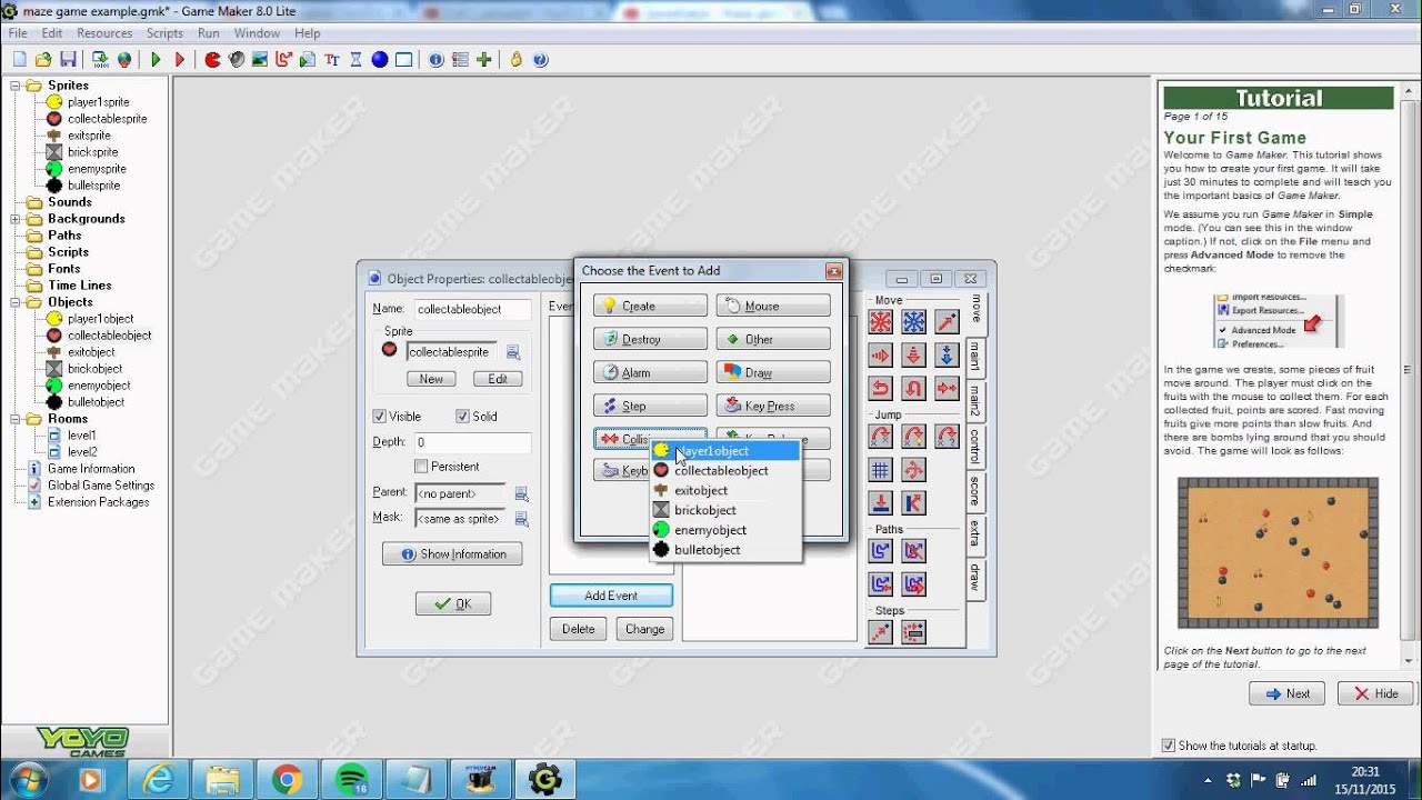 How to add a score to your game GameMaker - YouTube