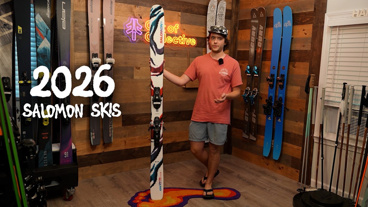 The all new Salomon line of skis, QSTs + more. - YouTube