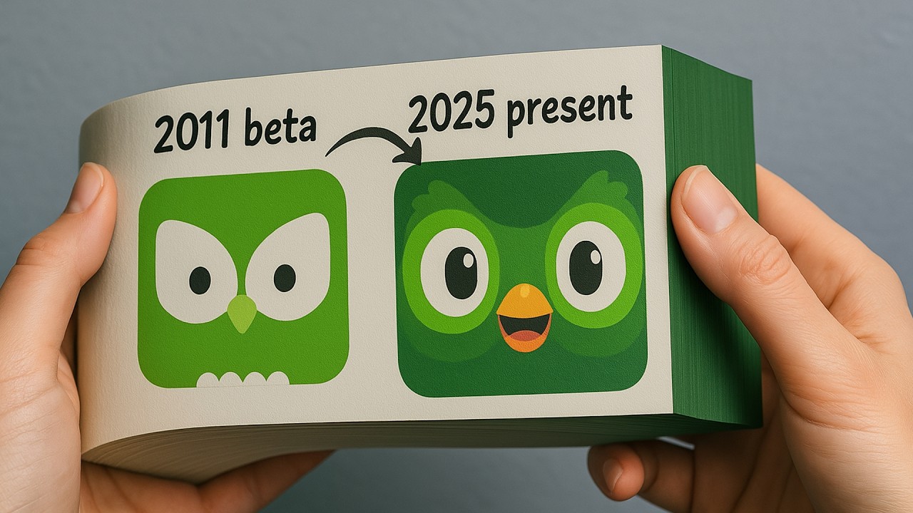 The Evolution Of Duolingo App Icons 2011-2025 | FlipBook - YouTube