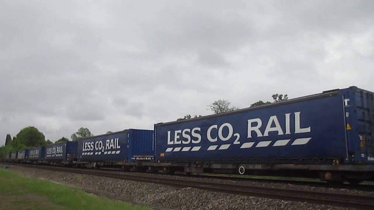 HSTs and the Tesco Express passing Churchdown including 43002 21/05/16 ...