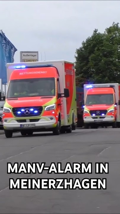 [MANV-ALARM] Mehrere RTWs + KTWs vom MK auf Einsatzfahrt #feuerwehr #rtw #einsatz #einsatzfahrt ...
