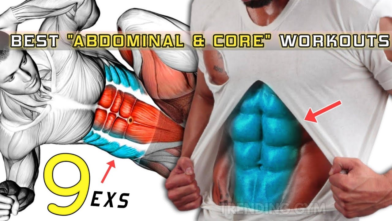 9 Best Abs Exercises - Targeted ( Upper Abs, Lower Abs, Core Workout ...