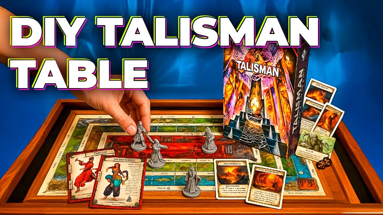 DIY Talisman Gaming Table – Epic Build for Avalon Hill & Hasbro Fans ...
