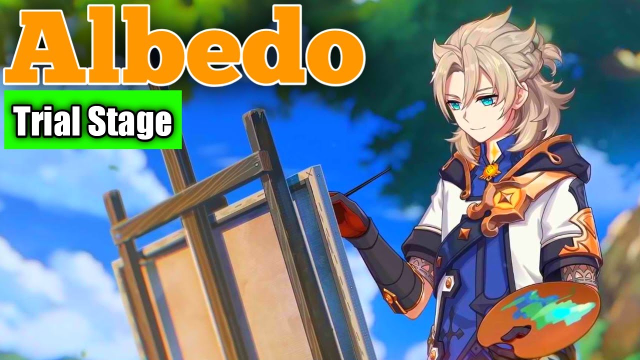 Albedo Test Run Trial Stage.. Genshin Impact - YouTube