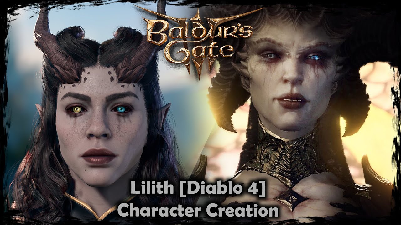 BALDUR'S GATE 3 || Lilith [Diablo 4] - Female Character Creation - YouTube