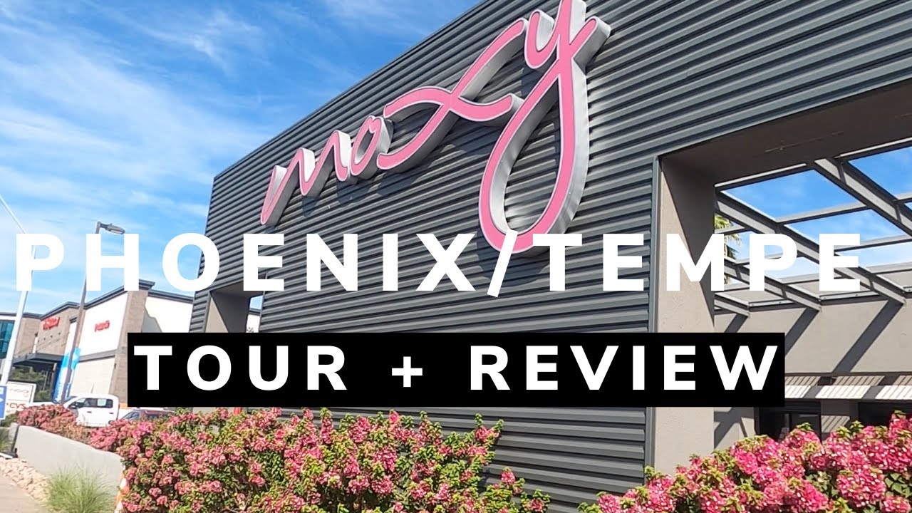 Moxy Phoenix/Tempe ASU Tour and Review | Cool Budget ASU Hotel - YouTube