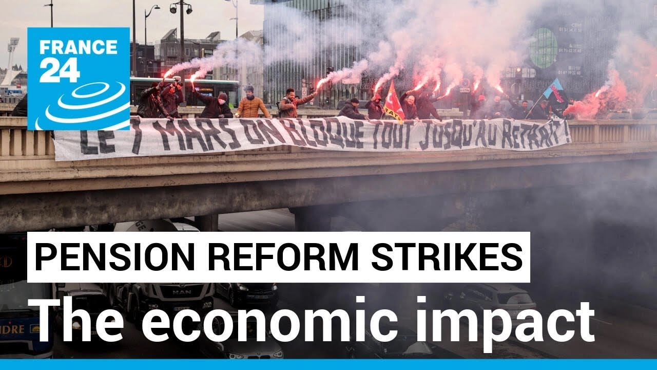 The economic impact of France's pension reform strikes • FRANCE 24 ...