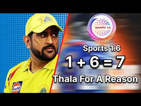 Thala for A reason | MS Dhoni | 7 Letters | Dhoni Status | MSD | Ind vs ...