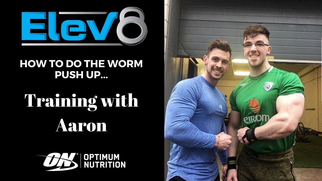 Training with Aaron | Who's bigger? | Impossible Push Up... - YouTube