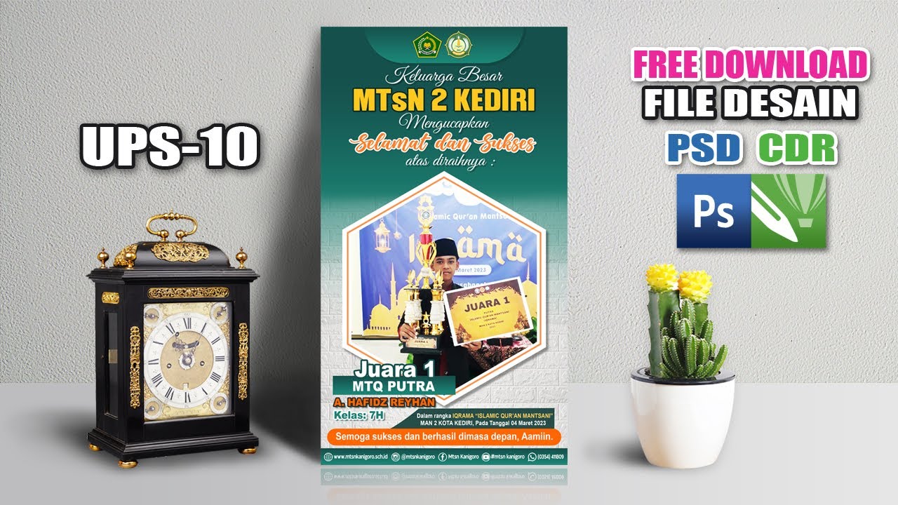 Tutorial Cara Desain #ucapan Selamat Juara #juaralomba #mtq # ...