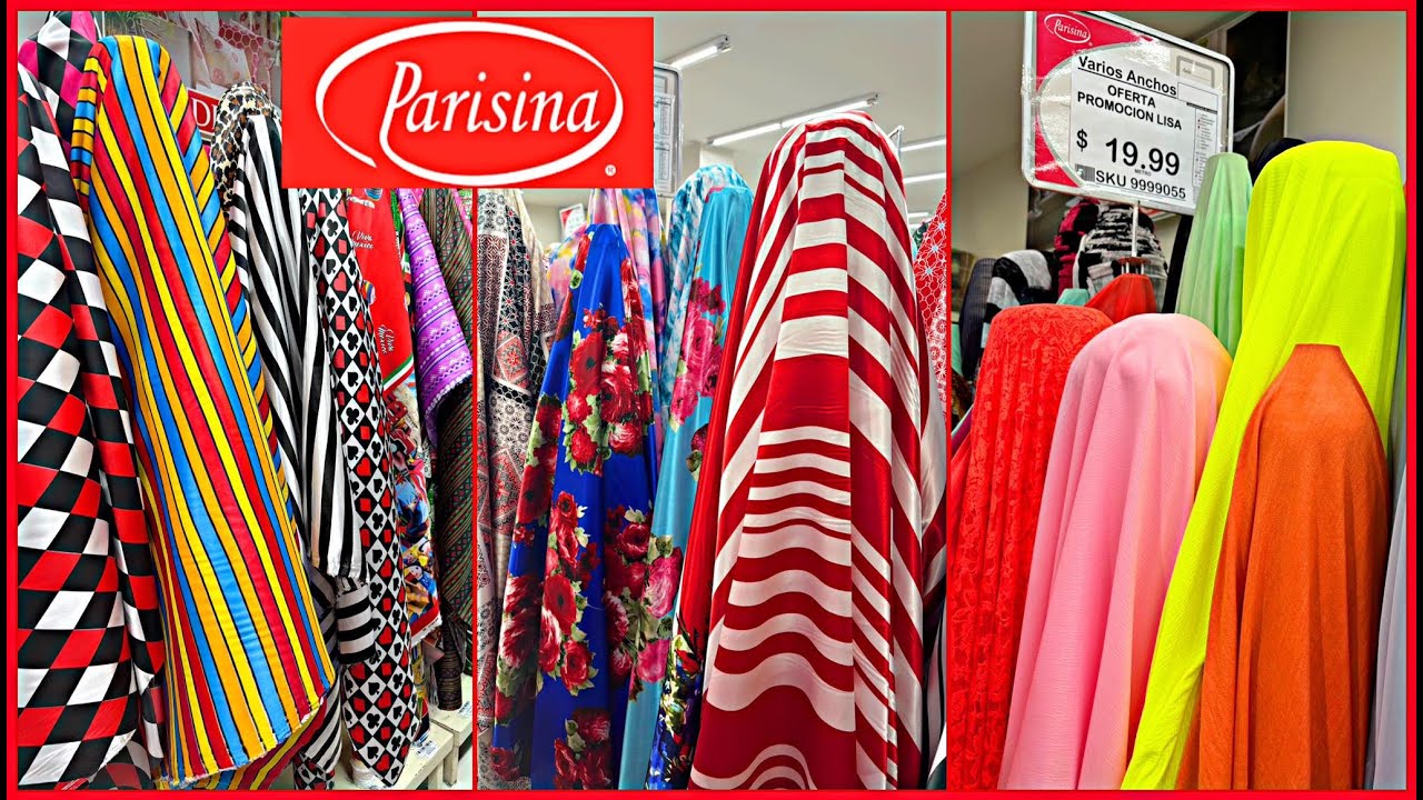 TELAS PARA ROPA 👗 🌼🌸 EN PARISINA ️ - YouTube