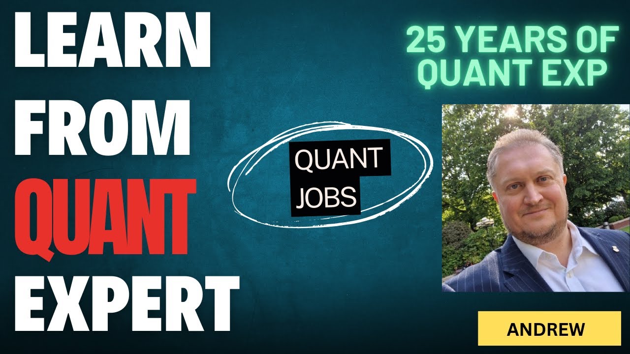 Learn from Quant Finance Expert | 25 Years of Quant Experience - YouTube