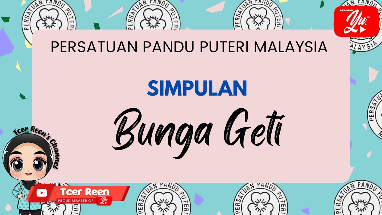 SIMPUL BUNGA GETI - Ikatan dan Simpulan Pandu Puteri - YouTube
