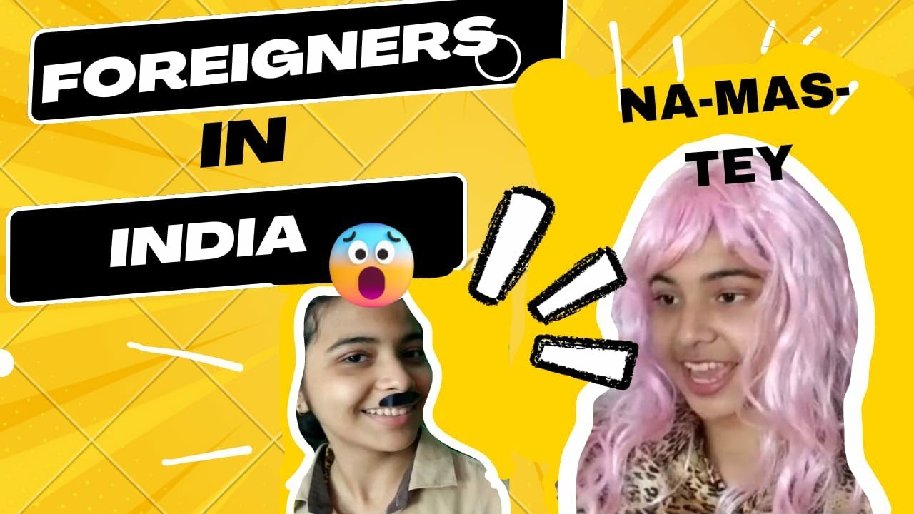 When Foreigner vloggers visit India 😂||Art Elite - YouTube