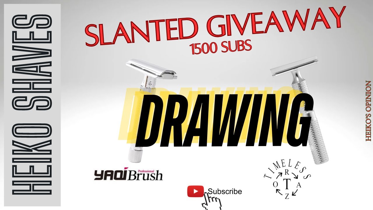 Slanted Giveaway drawing! - YouTube