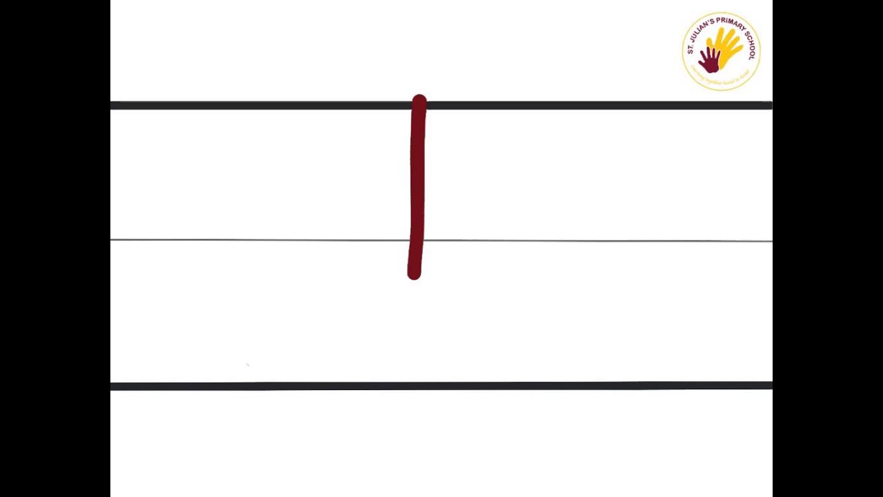 Letter Formation Capital L - YouTube