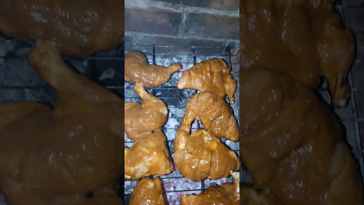 #chicken #chiken Berbiqui #dingdole #tere isque ki #বারবিকিউ পার্টি ...