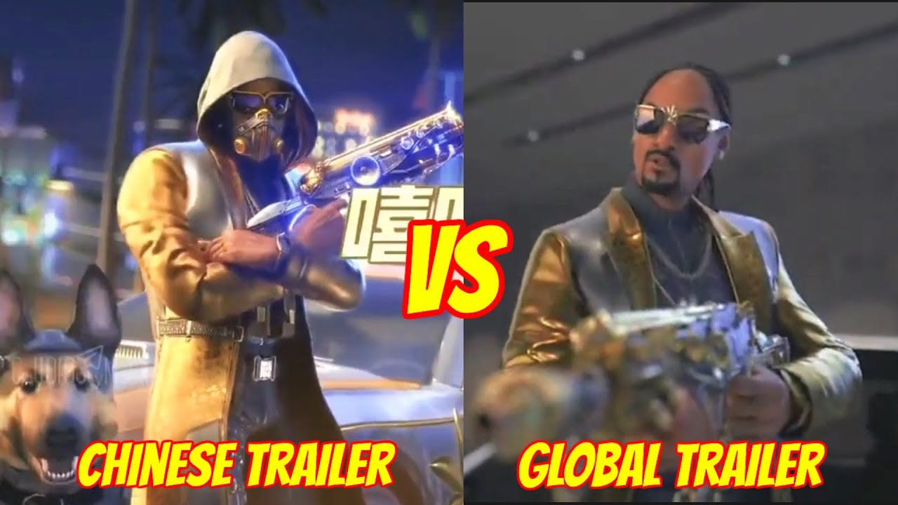 Codm global vs Codm Chinese - snoop dogg draw Comparison 🤔 - YouTube