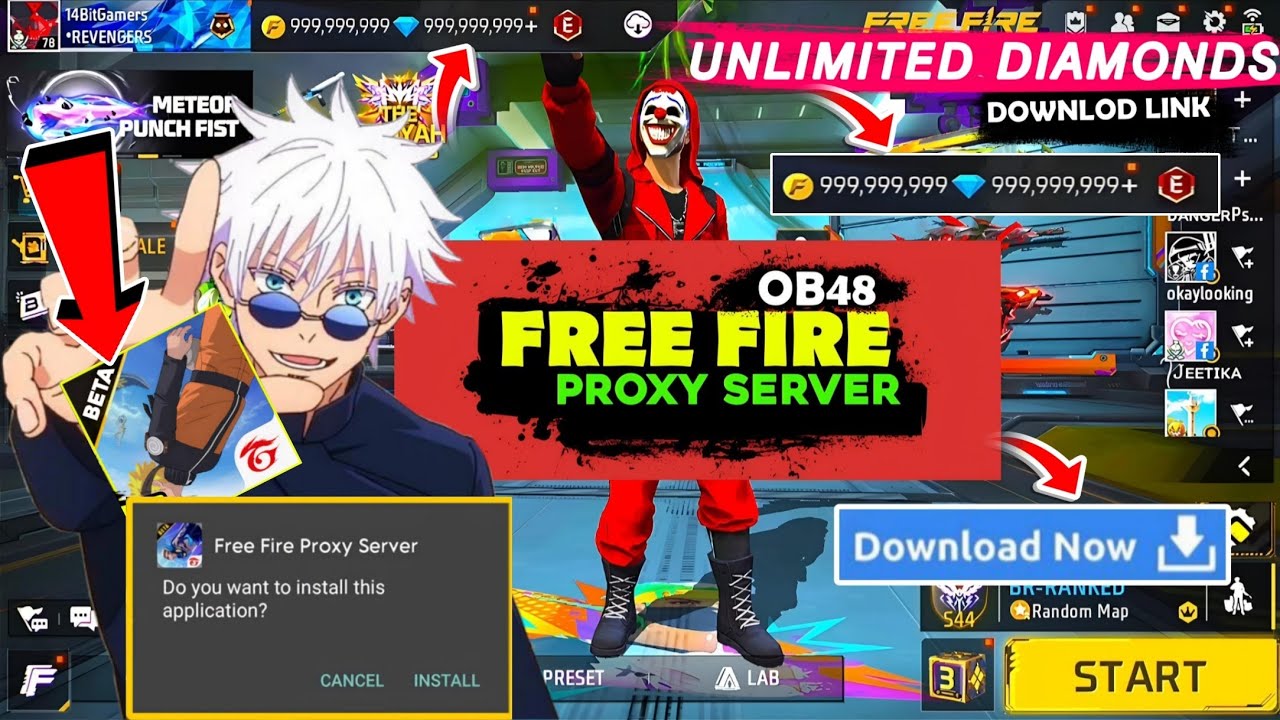 Free Fire Proxy Server *100% WORKING METHOD* 🤯 | FF Proxy Server ...