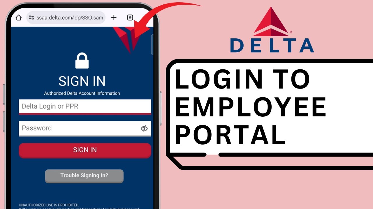 HOW TO LOGIN INTO THE DELTA AIR LINES EMPLOYEE PORTAL 2025 | DELTA ...