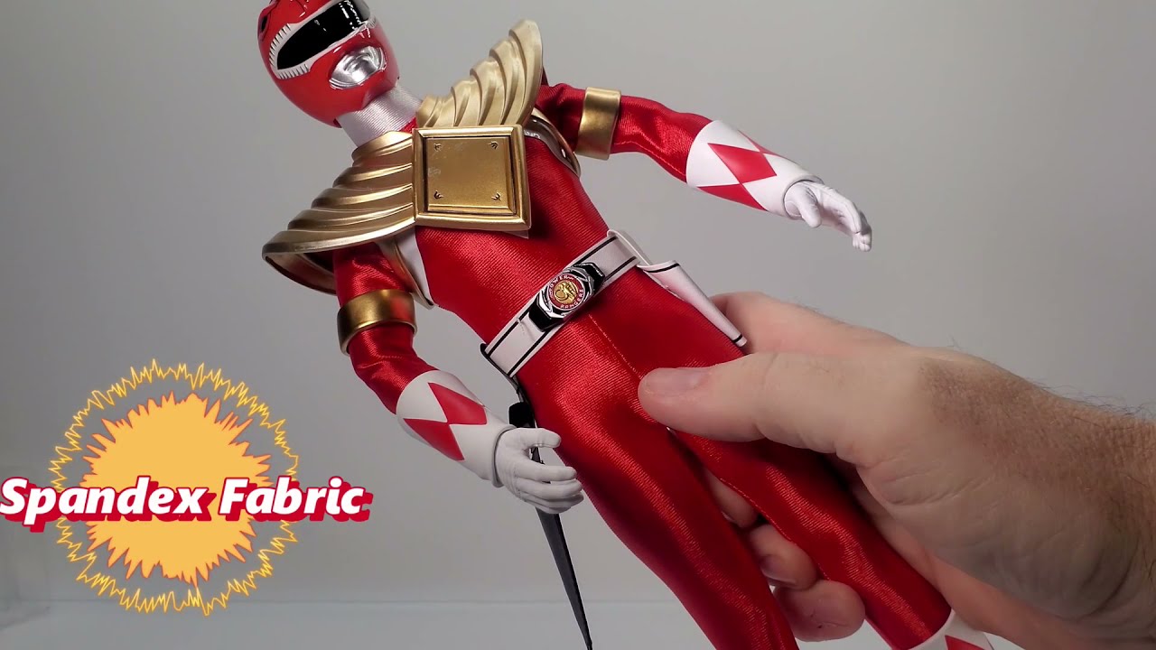 MMPR Dragon Shield Red Ranger Threezero - YouTube