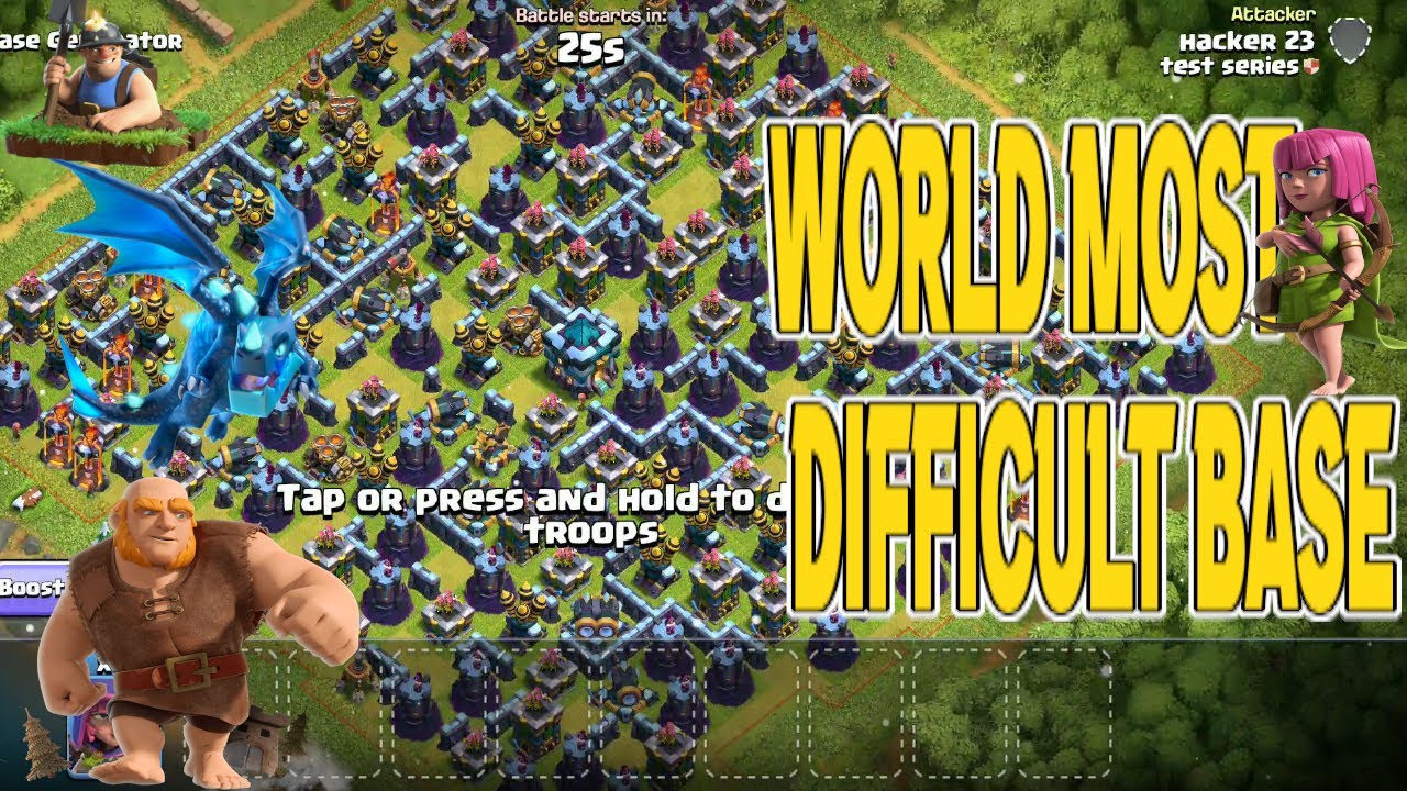 OMG! Most Danger Base Almost impossible To Winn..... - YouTube