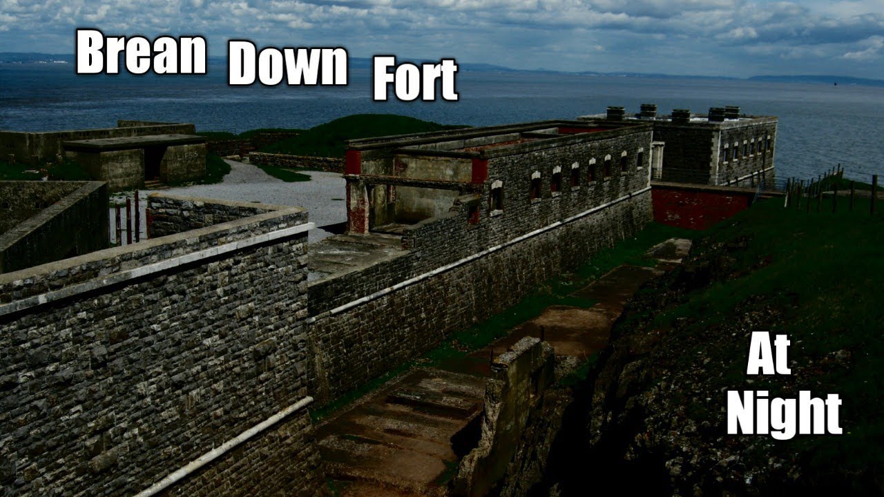 Brean down fort at night - YouTube