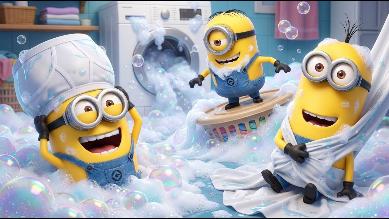 OH NO! Is The Washing Machine Exploding Minion? | Minion 3D ANIMATION ...