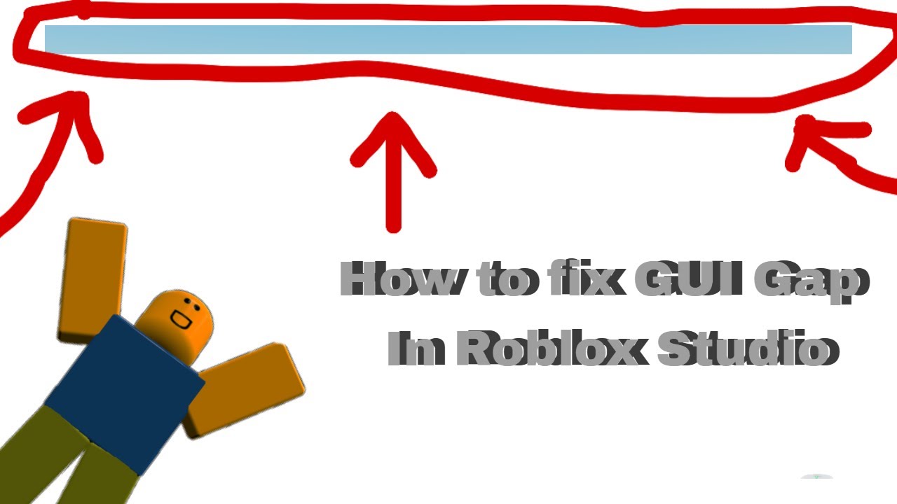 How to fix Gui Gap in Roblox Studio - YouTube