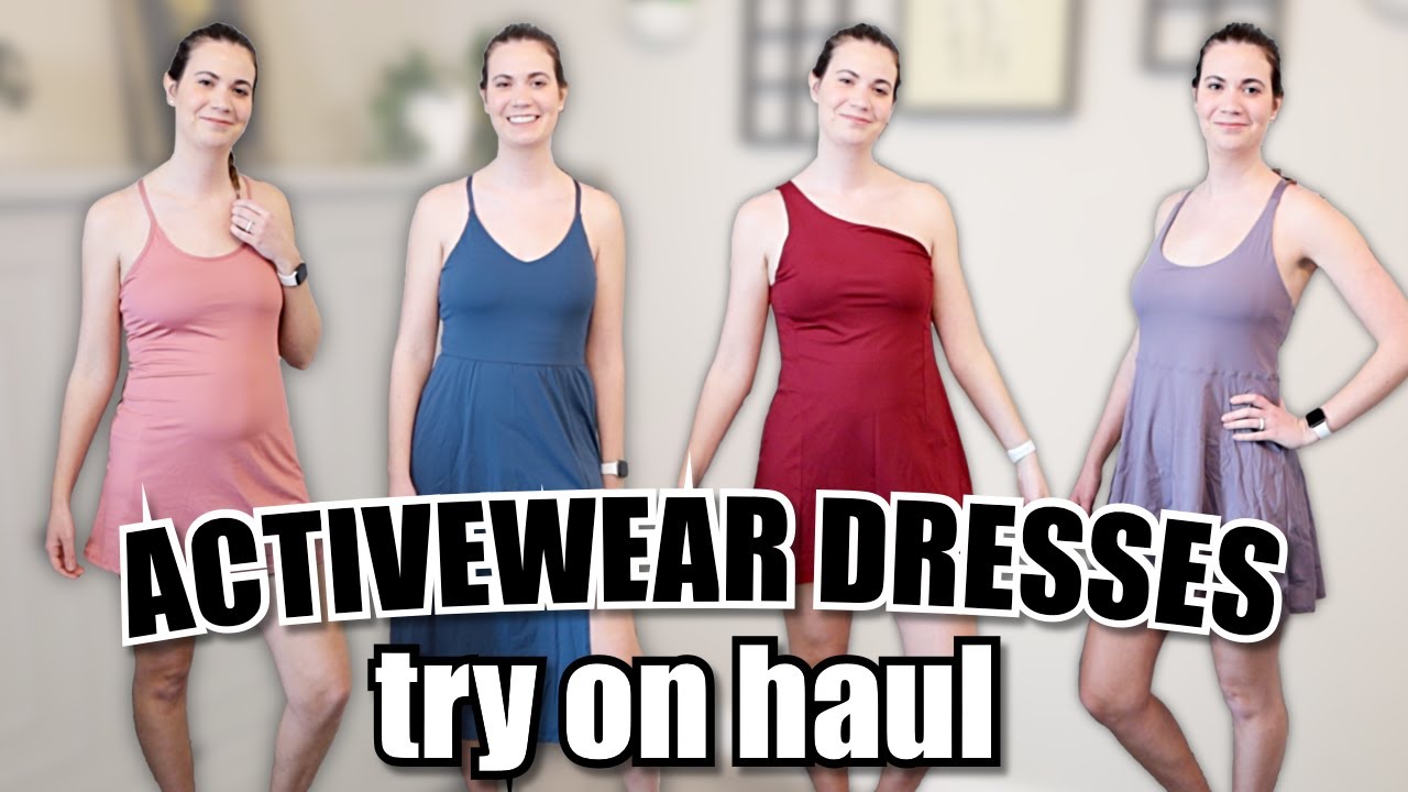Activewear dresses | try on haul - YouTube