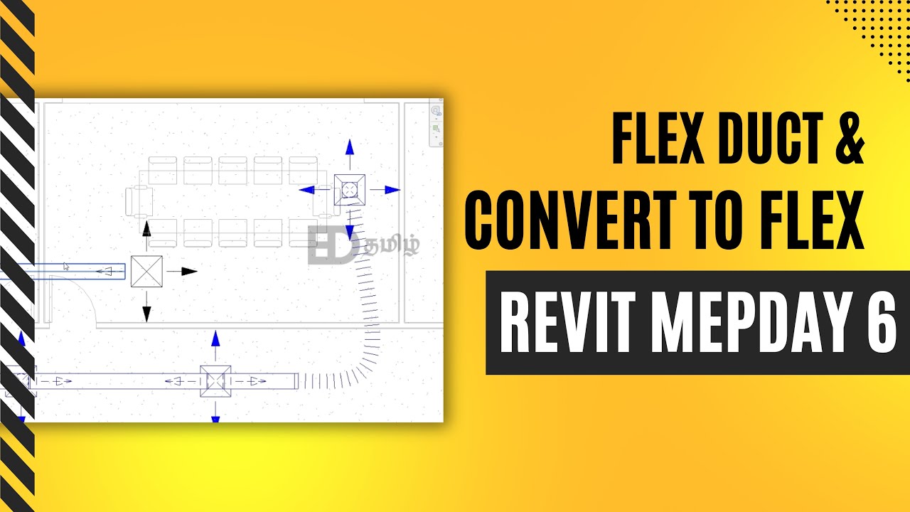 Revit MEP Tamil Full Course | Day 6 | Flex Duct Basics and Advanced ...