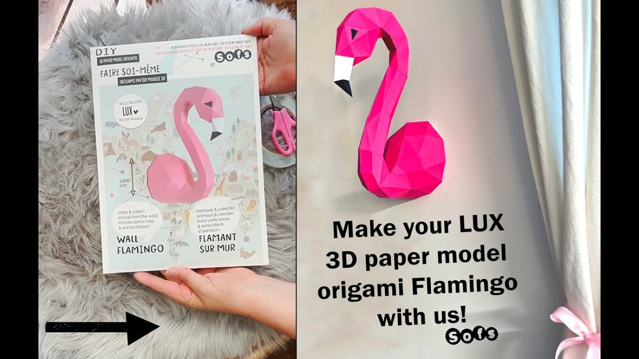 New LUX 3D origami paper models by Sofs - YouTube