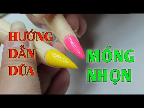 HƯỚNG DẪN DŨA MÓNG NHỌN CĂN BẢN, CHUẨN & ĐẸP - HOW TO FILE STANDARD ...