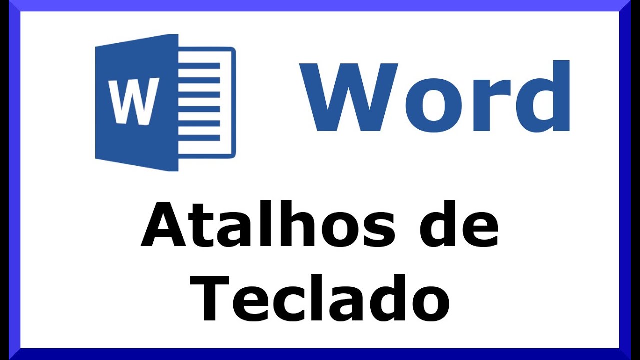 WORD - Atalhos de Teclado do Office - YouTube