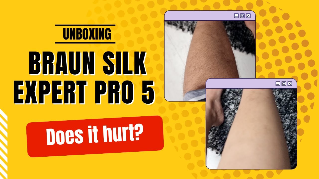 Braun Silk Expert Pro 5 IPL Permanent Hair Removal Unboxing and first ...