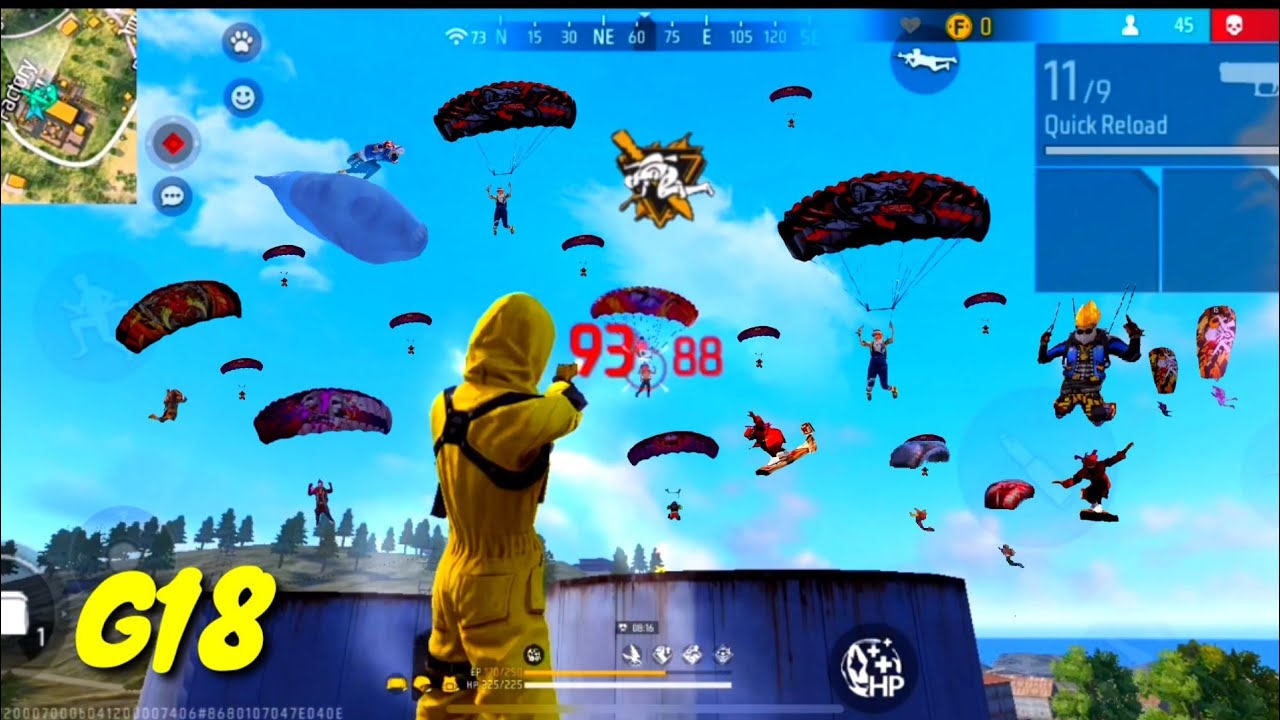 free fire g18 overpower headshot download - free fire game factory roof ...