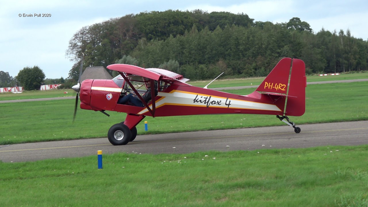 Skystar Kitfox 4 Classic PH-4R2 Teuge Airport 12 Sept 2020 - YouTube