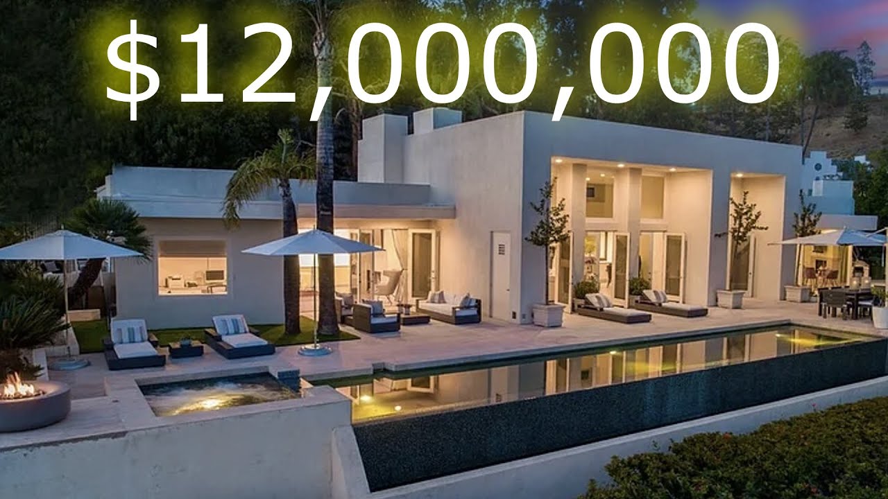 A Look Inside a $12,000,000 Mansion with City Views in Beverly Hills ...