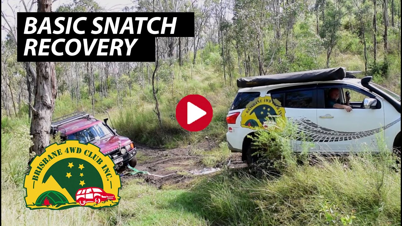Basic 4wd Snatch Recovery with Brisbane 4wd Club - YouTube