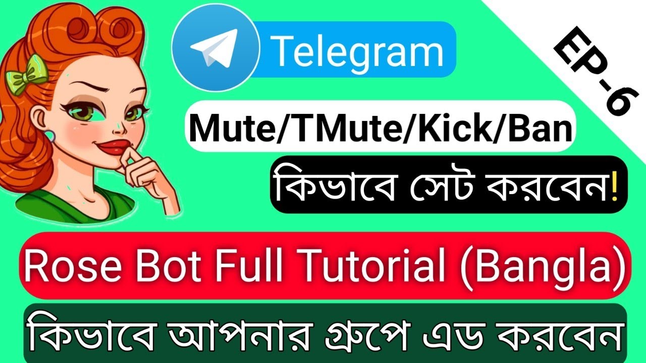 Telegram Rose Bot All Command | Rose Bot Command Lists 2022 - YouTube