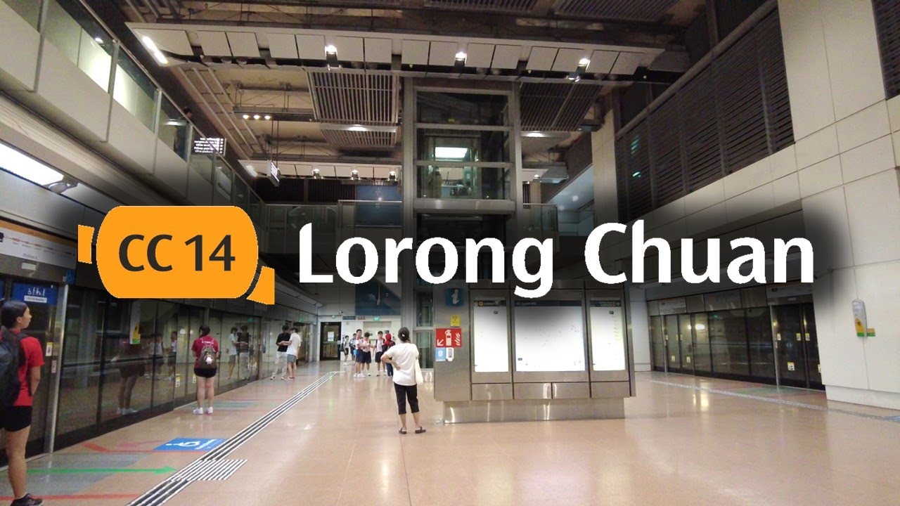 CC14 Lorong Chuan MRT Station: Exit A to Platforms | Circle Line - YouTube