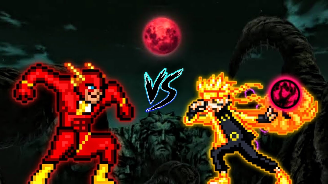 Flash OP VS Naruto V3 OP (all form) in Jump Force Mugen - YouTube