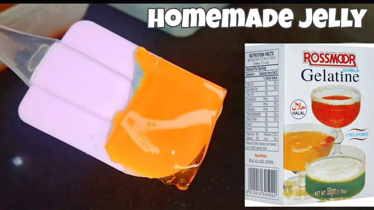 Homemade Jelly With Jelatin in 10 minutes| Sasti Market Kay Packet ...