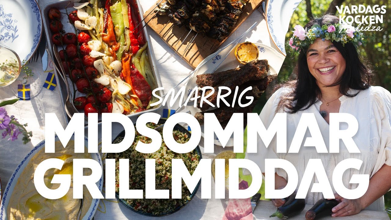 Gör en smarrig grillmiddag till midsommar - här är 5 goda recept - YouTube